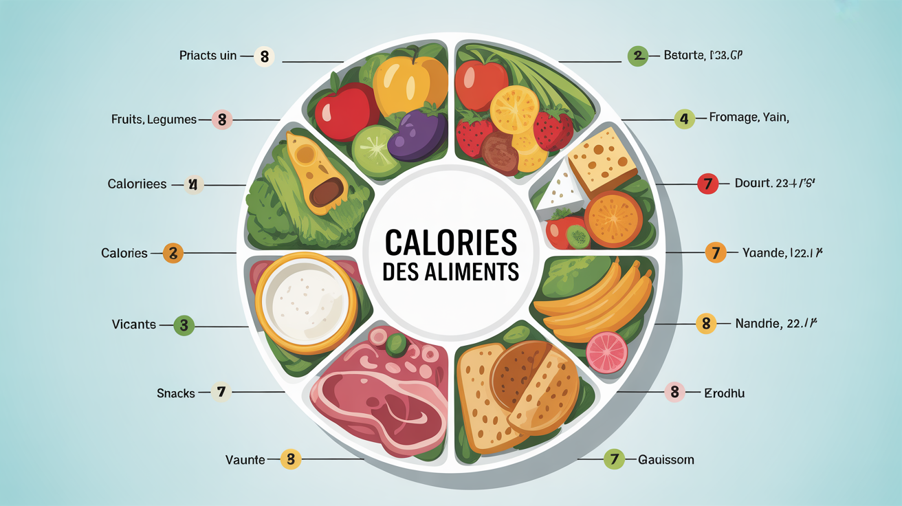 Tableau des calories dans les aliments : guide pratique et c