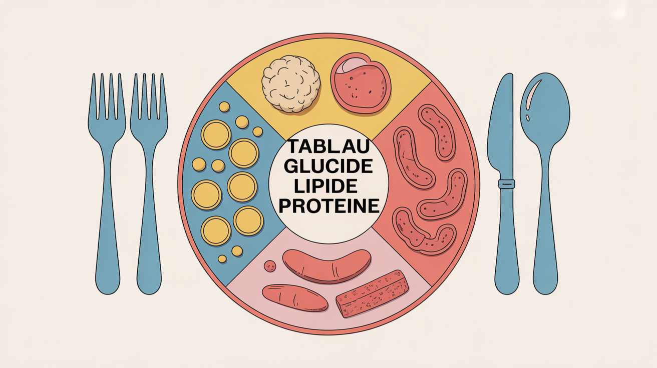 Tableau glucide lipide protéine pour équilibrer facilement v