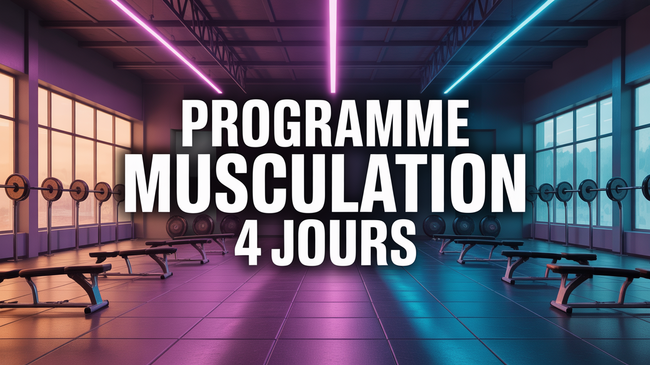 Programme musculation 4 jours par semaine : comment structur